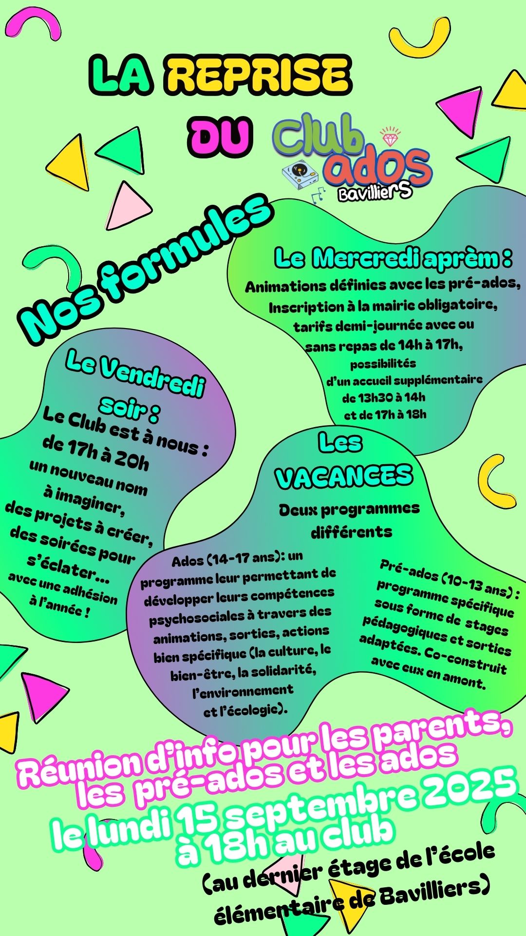 Club Ados Bavilliers : activités et sorties pour les jeunes